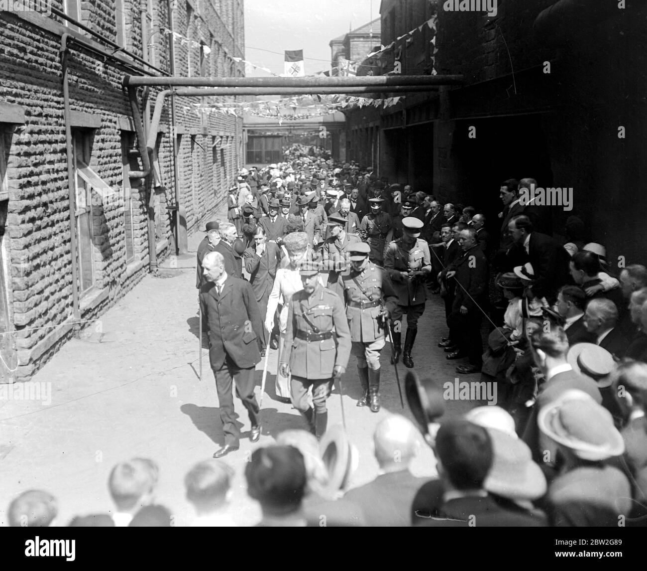 Royal Tour of The West Riding. 1 June 1918 Stock Photo - Alamy