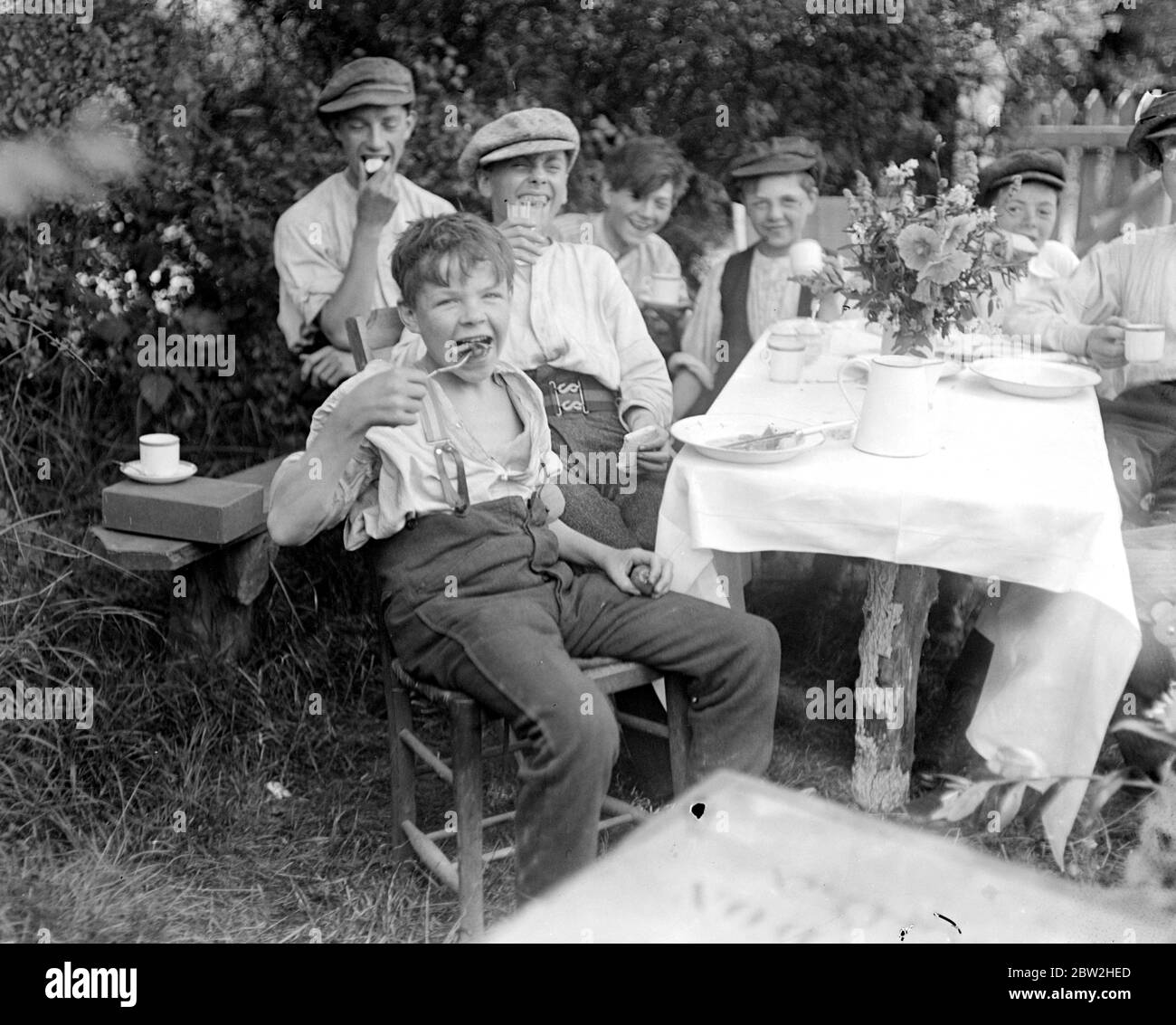Woolwich Arsenal Boys Camp at Stanford-Le-Hope Stock Photo - Alamy