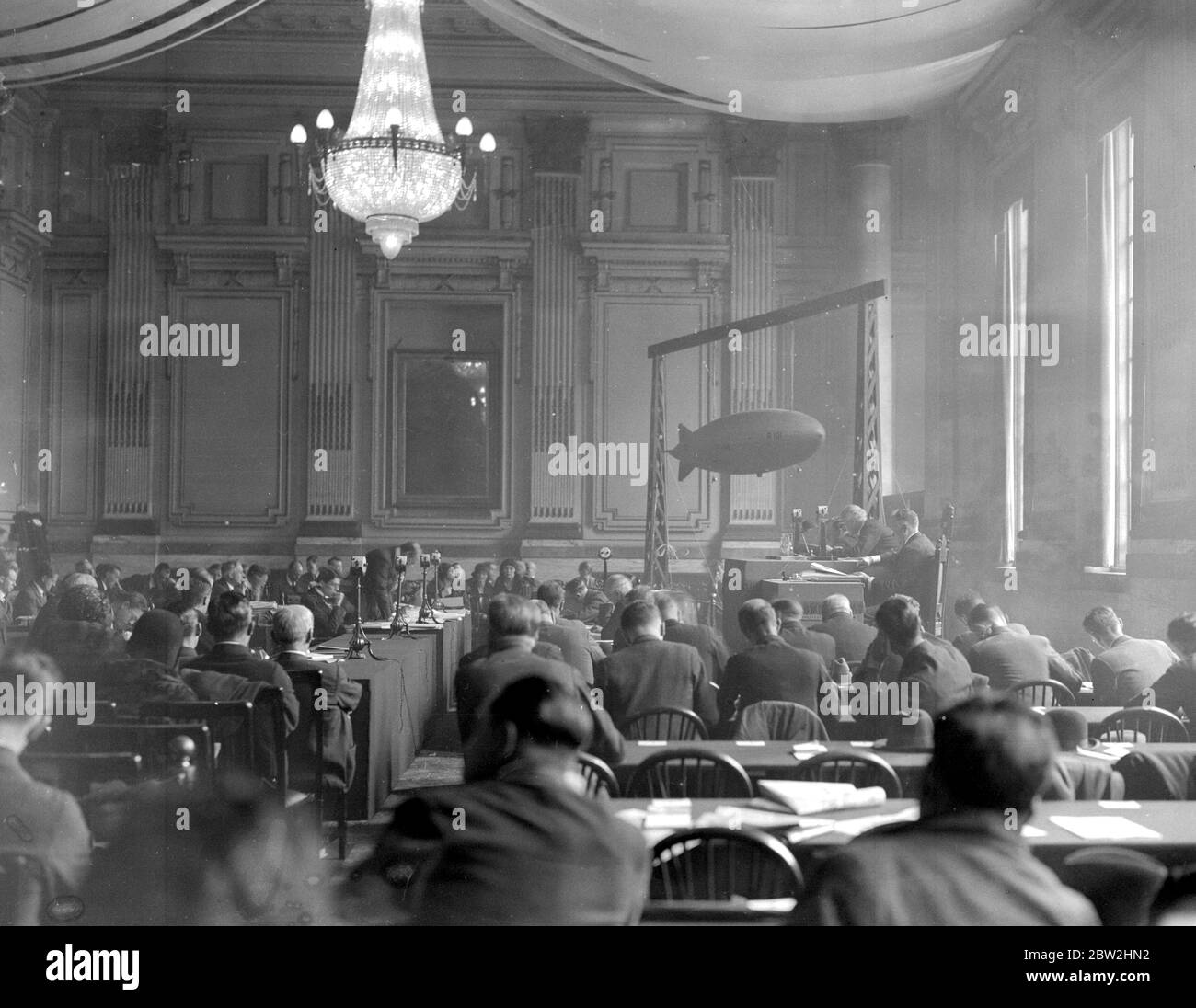 The R.101enquiry in progress at the Institute of Civil engineers. 29 ...