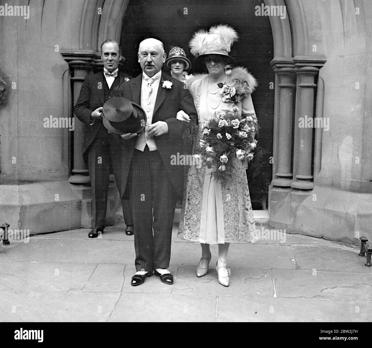 Wedding of Sir Illtyd Thomas (Cardiff) and Mrs Henrietta Morgan at St ...