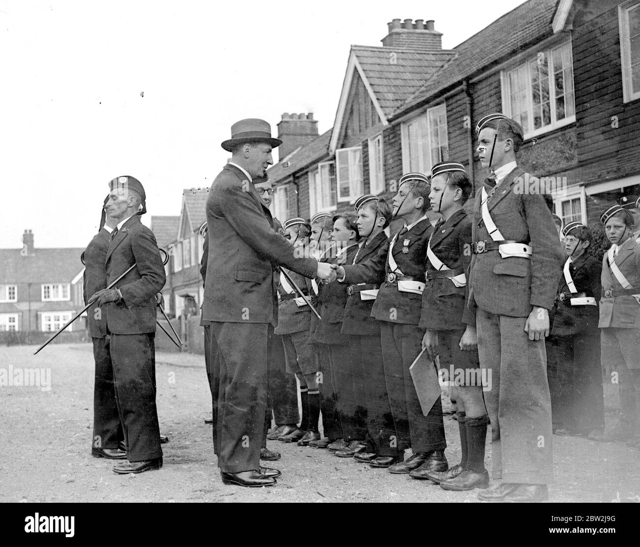 Holyoak inspection. 28 October 1934 Stock Photo - Alamy