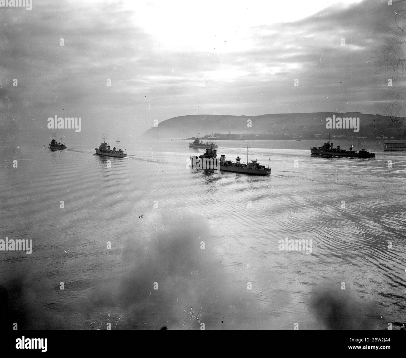 Hms vidette d48 Black and White Stock Photos & Images - Alamy