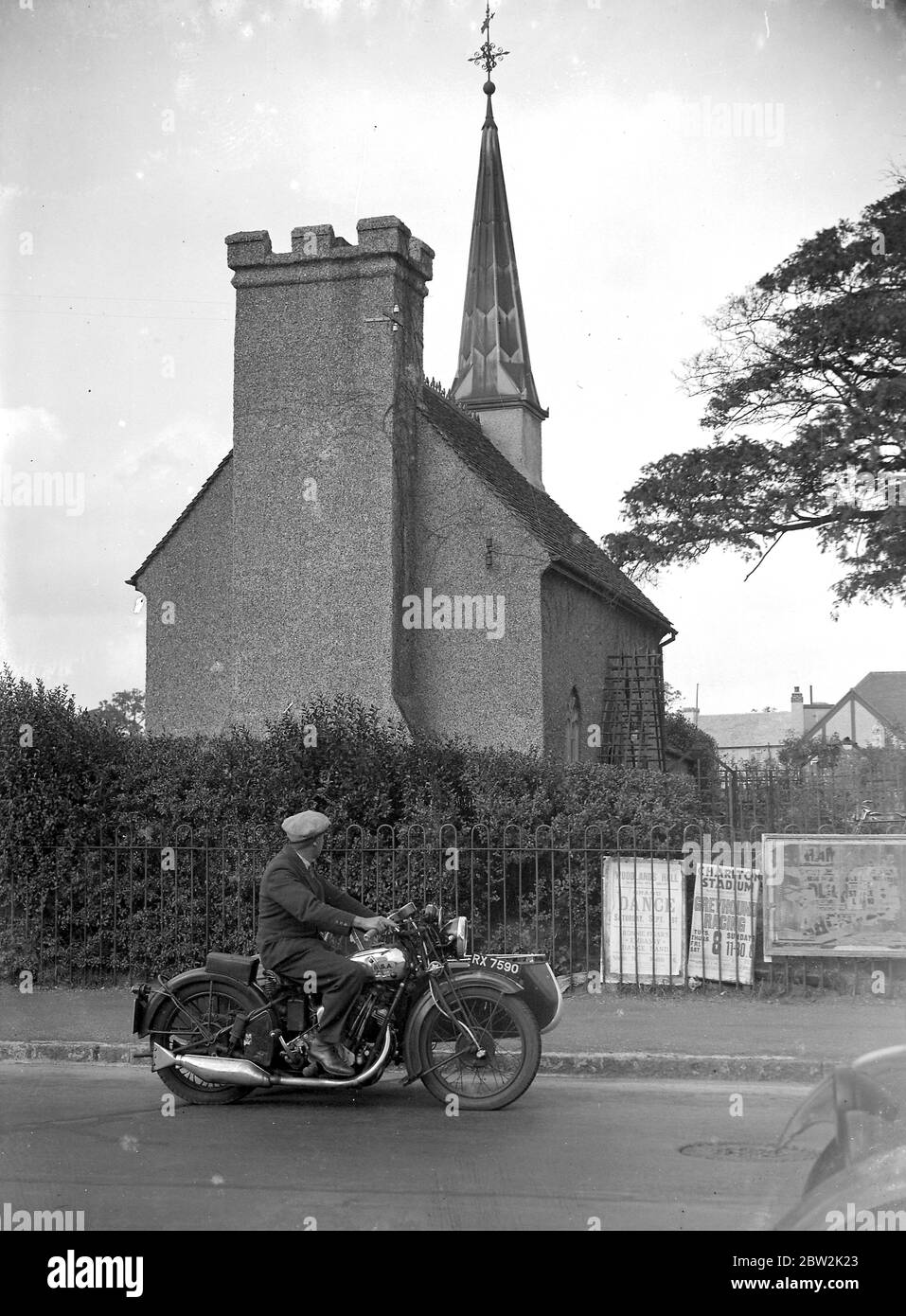House motorcycle Black and White Stock Photos & Images - Alamy