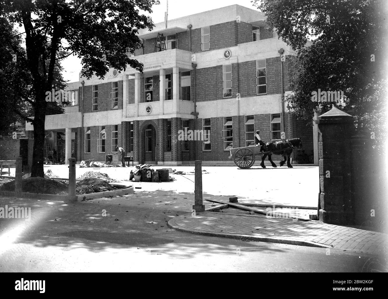 Tunbridge Wells Hospital building. 1934 Stock Photo - Alamy