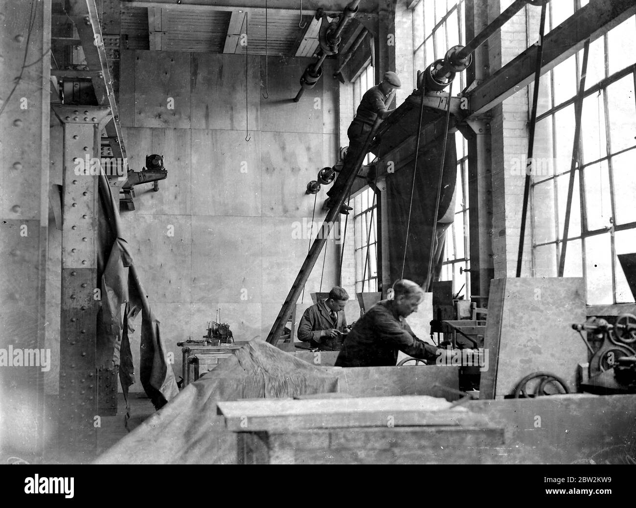 Vickers Factory, (War to Peace). 1934 Stock Photo - Alamy