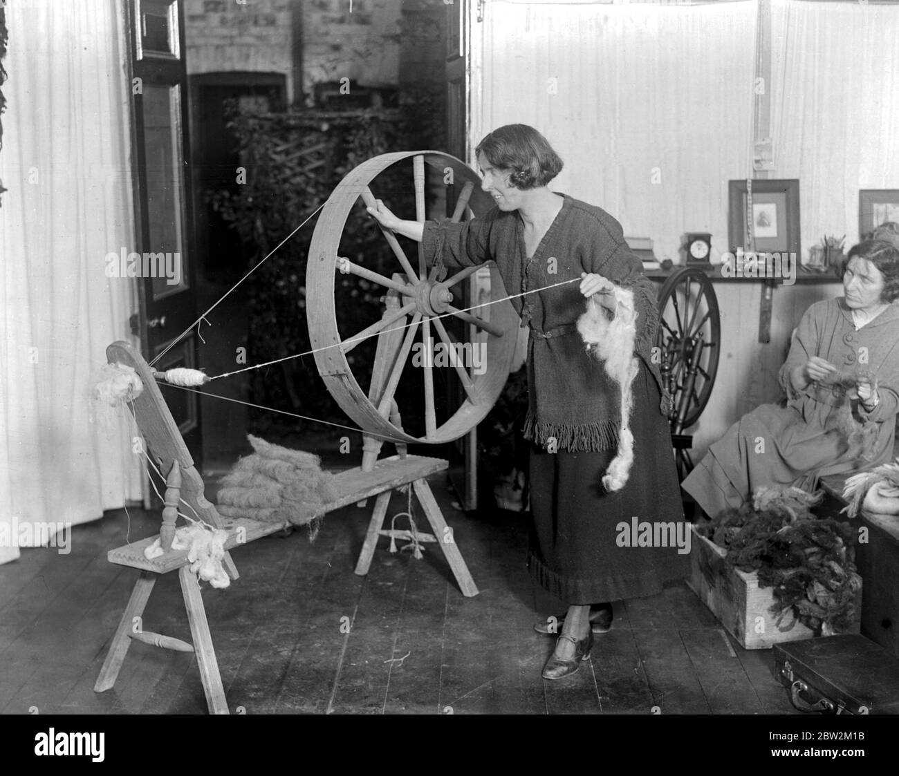 The fraternity weavers at South Holmwood . A very old type of Irish ...