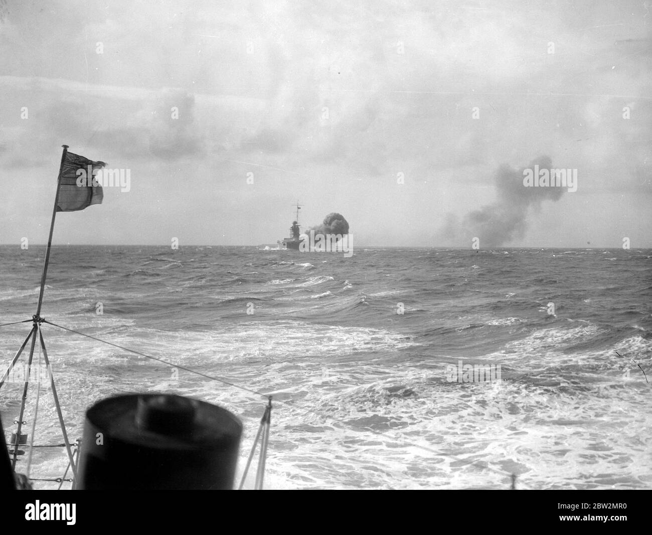 The Atlantic Fleet at Moray Firth. H.M.S Nelson taken from the ...