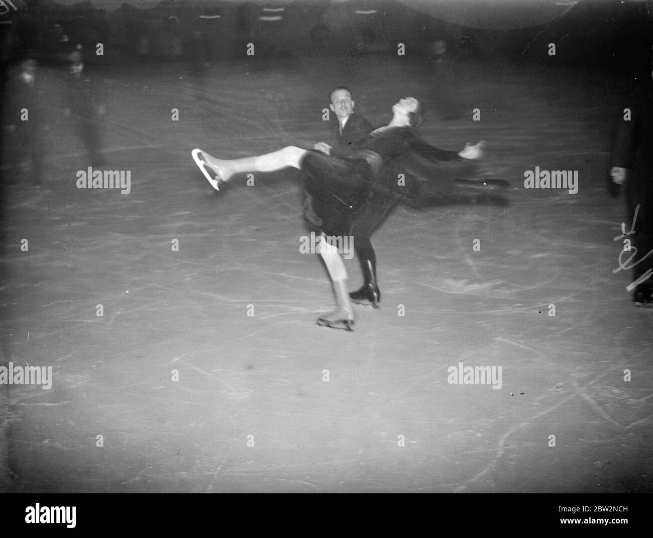 Amateur ice skating rink Black and White Stock Photos & Images - Alamy