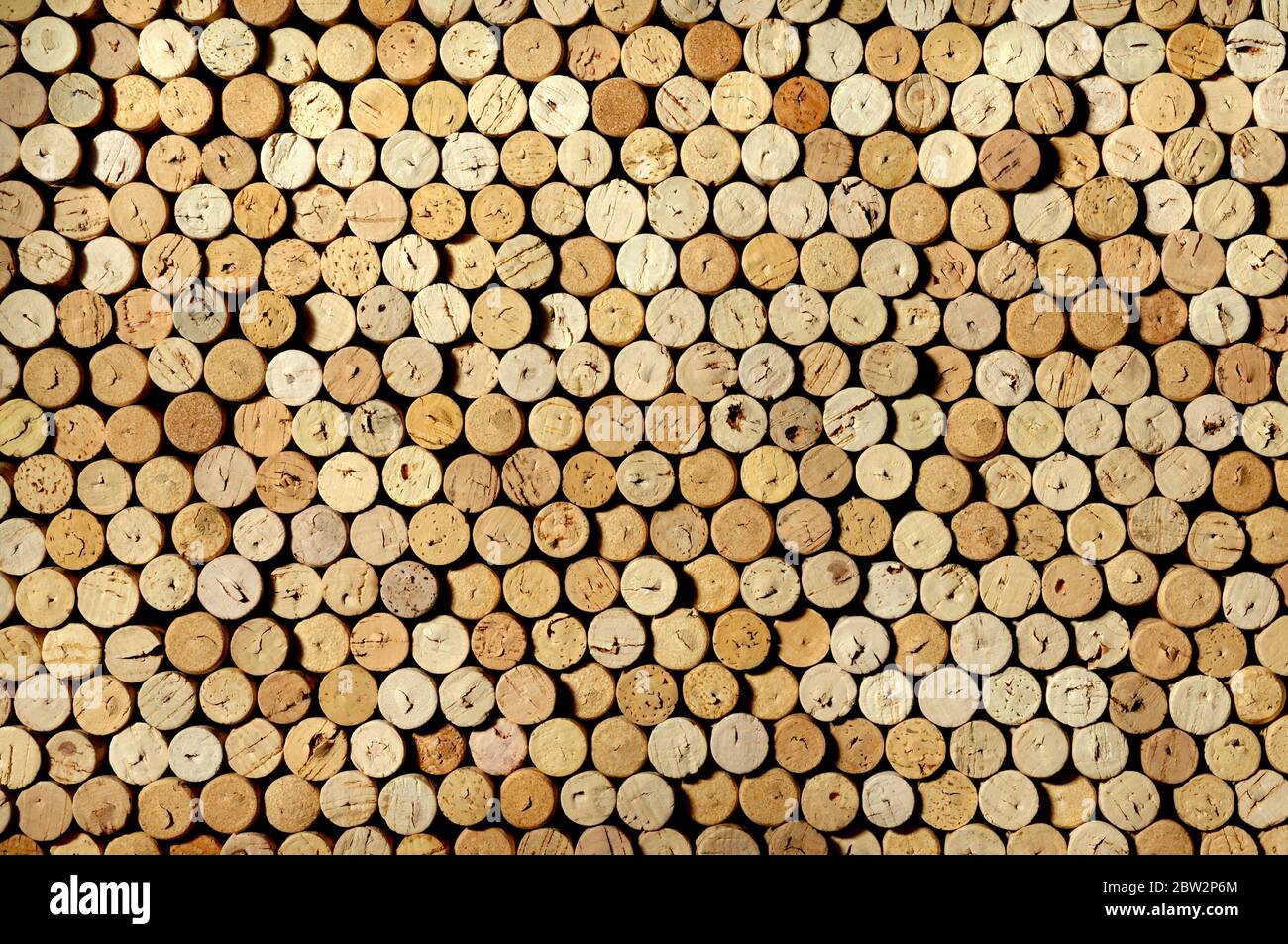 Abstract pattern of wine cork ends Stock Photo - Alamy