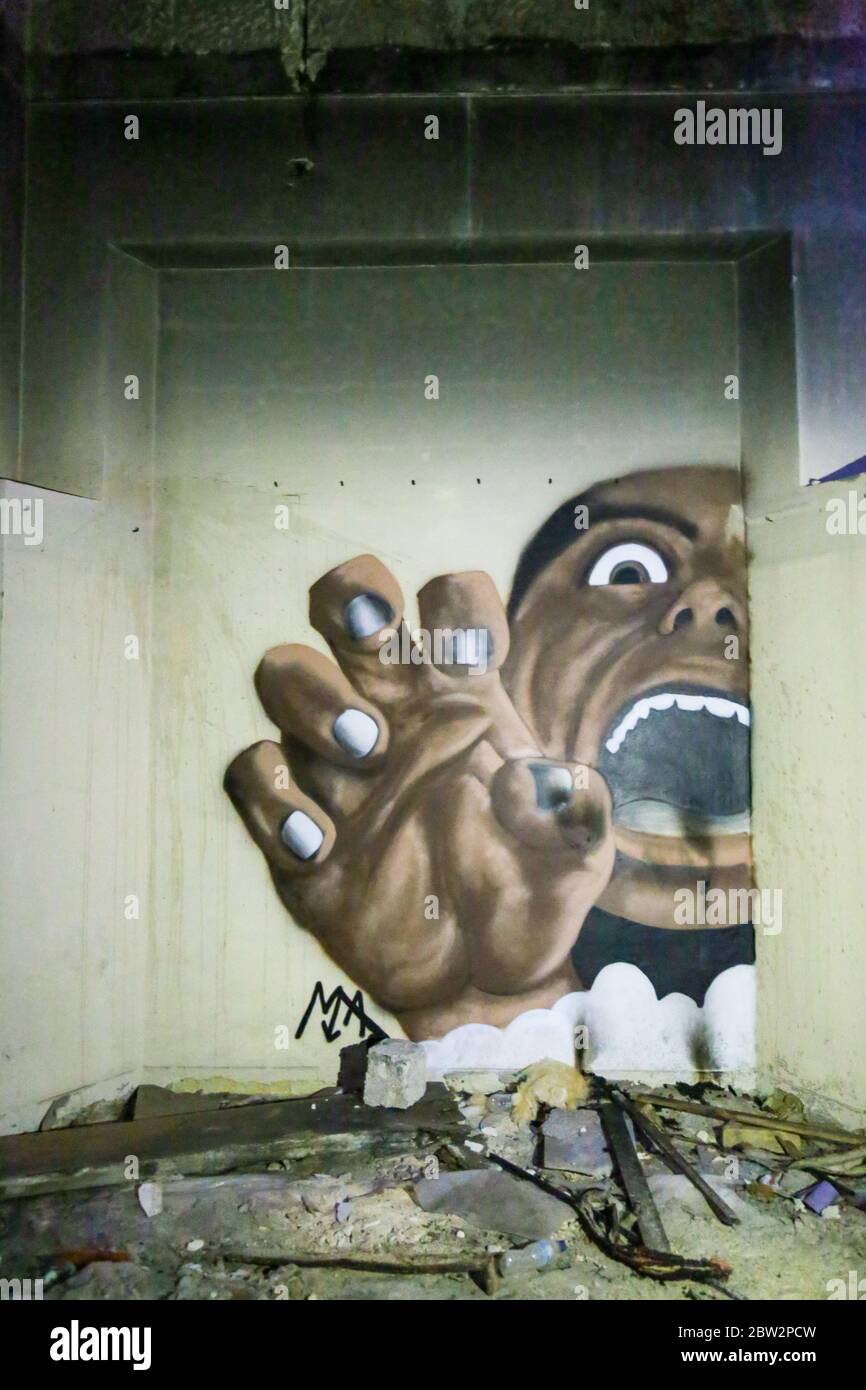 African graffiti painted on wall hi-res stock photography and images ...