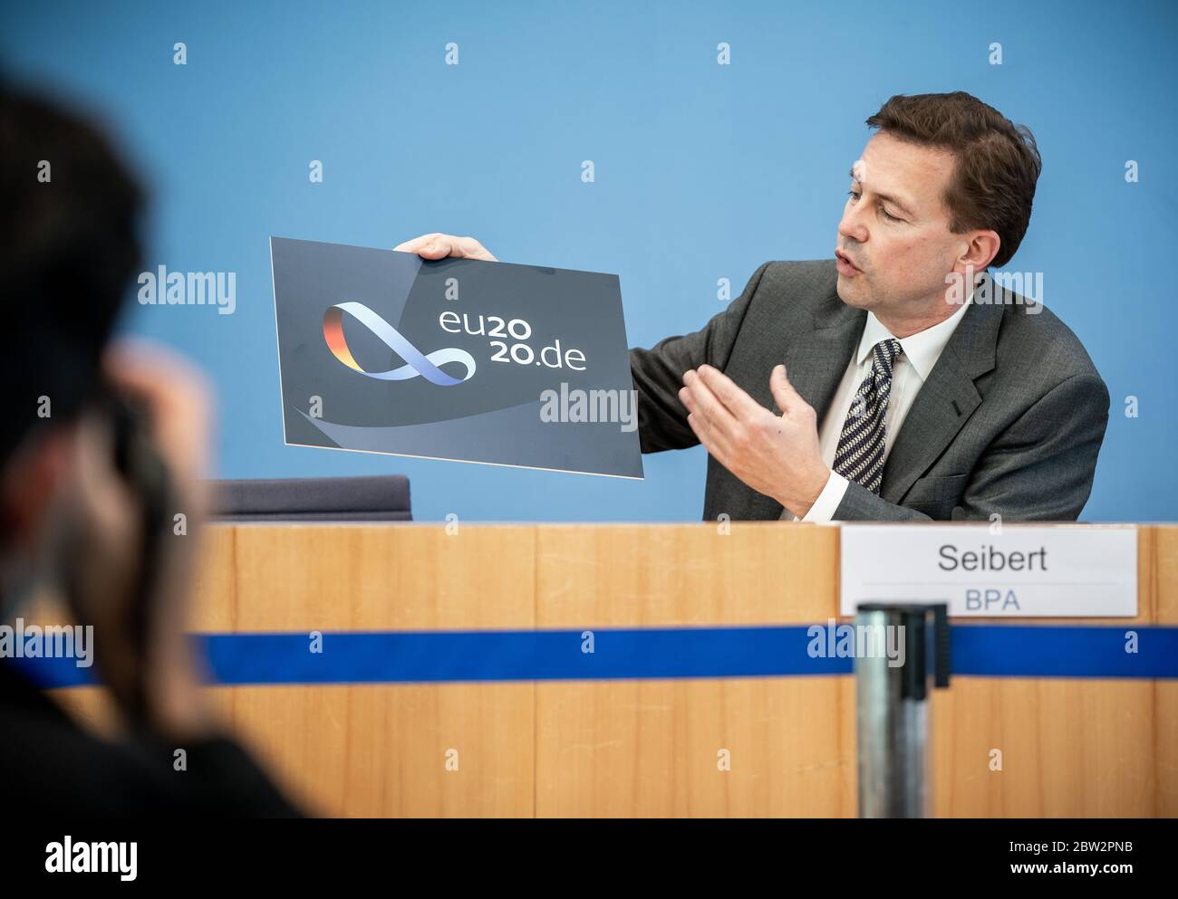 Berlin, Germany. 29th May, 2020. Steffen Seibert, spokesman for the ...
