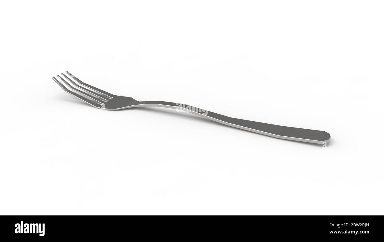 Fork cutlery side view Cut Out Stock Images & Pictures - Alamy