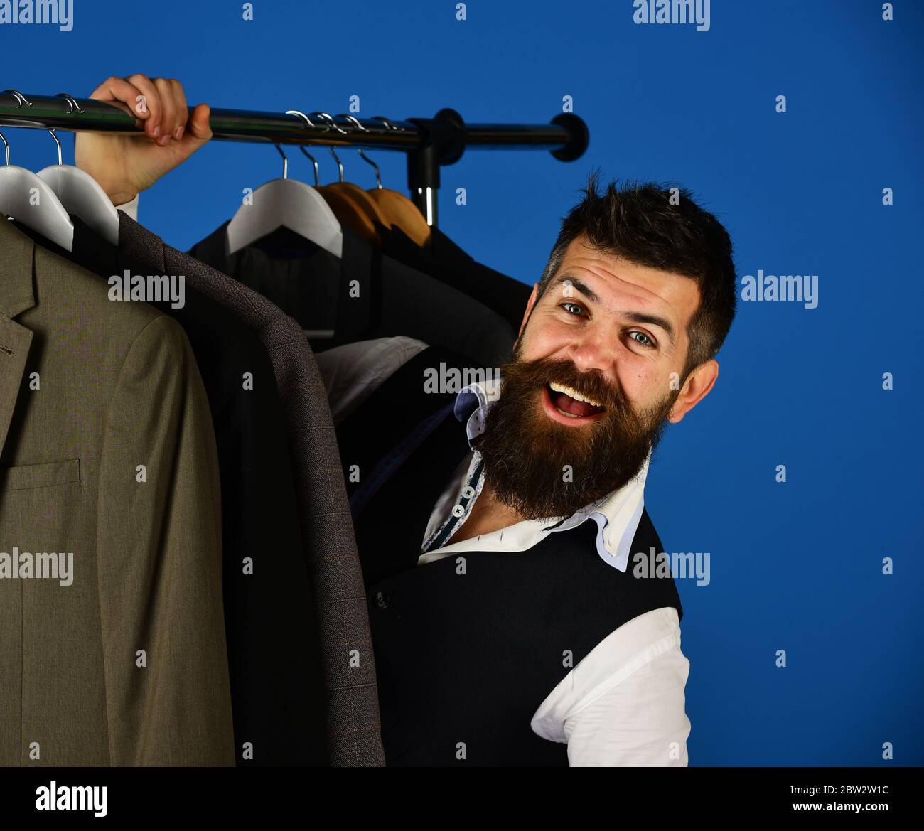 Man hide wardrobe hi-res stock photography and images - Alamy