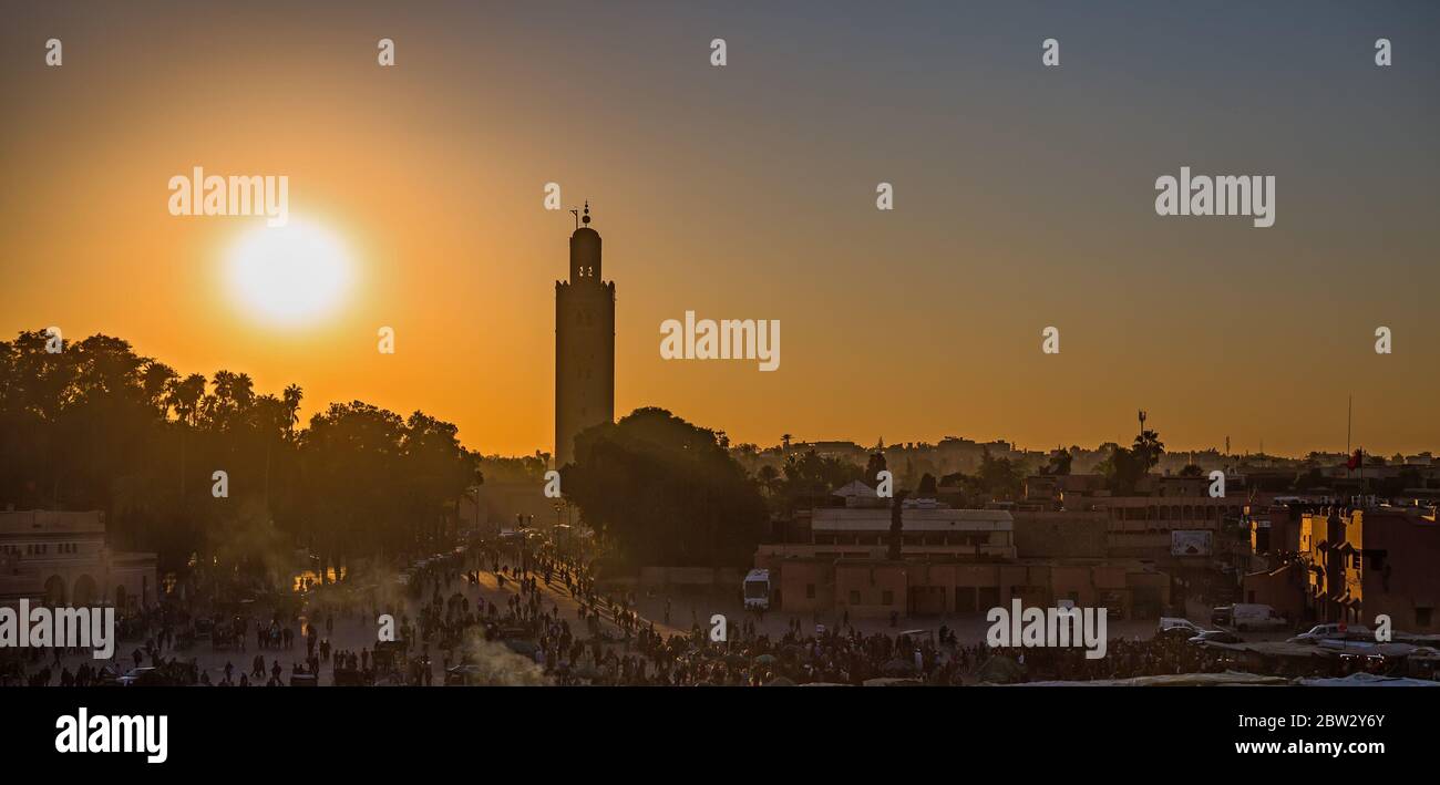 Marrakesh early morning hi-res stock photography and images - Alamy