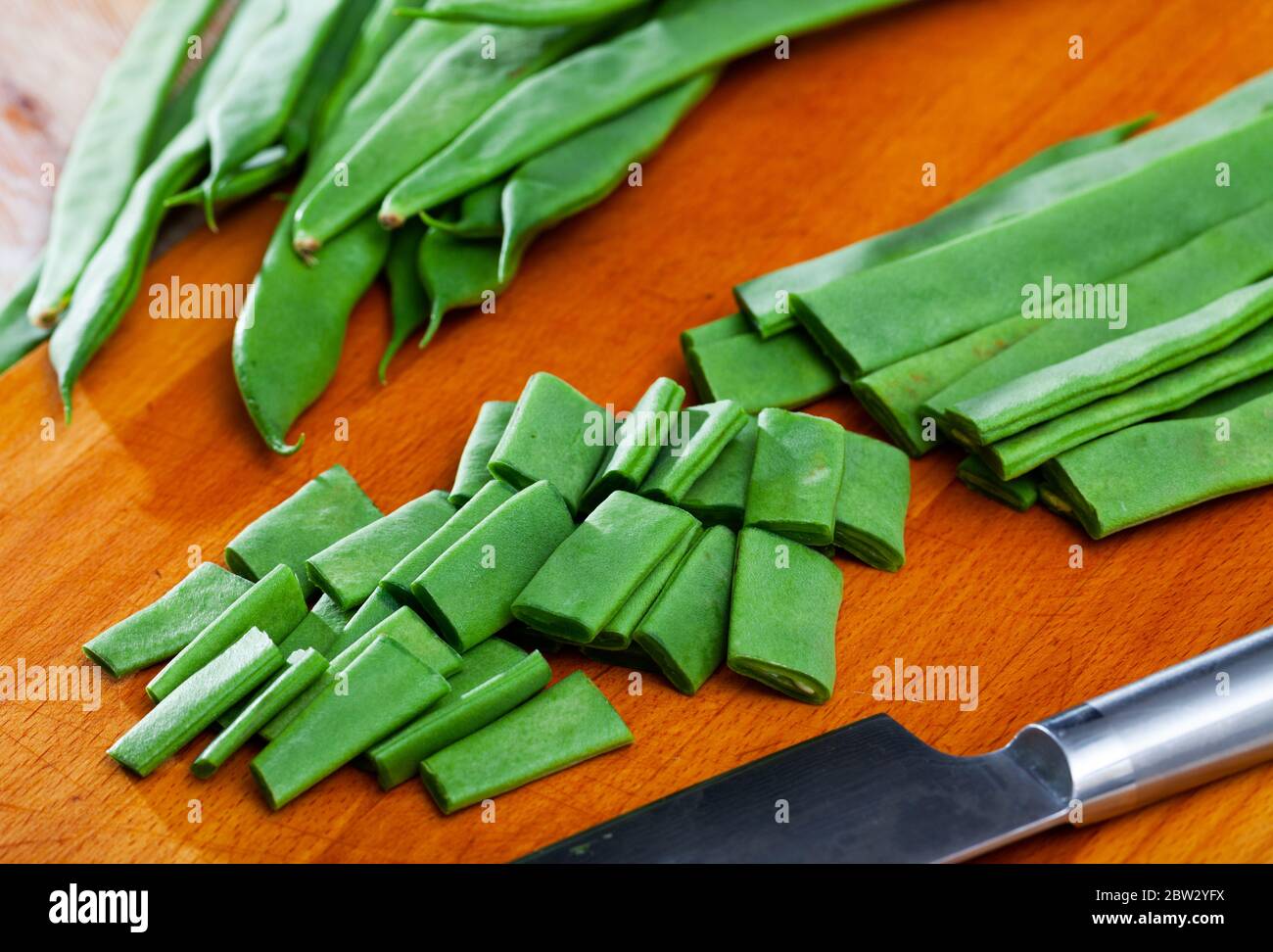 Long beans sliced hi-res stock photography and images - Alamy