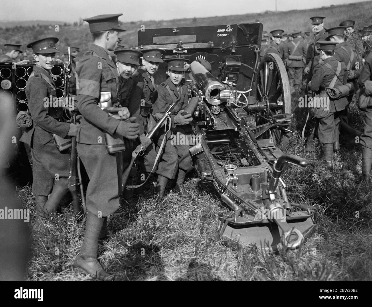 Harrow school cadets at officer training college , Long Valley ...