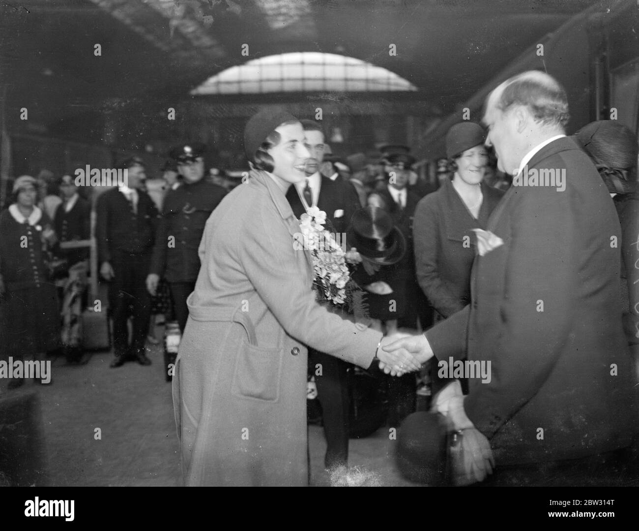 Princess Ingrid of Sweden arrives in London . Princess Ingrid of Sweden ...