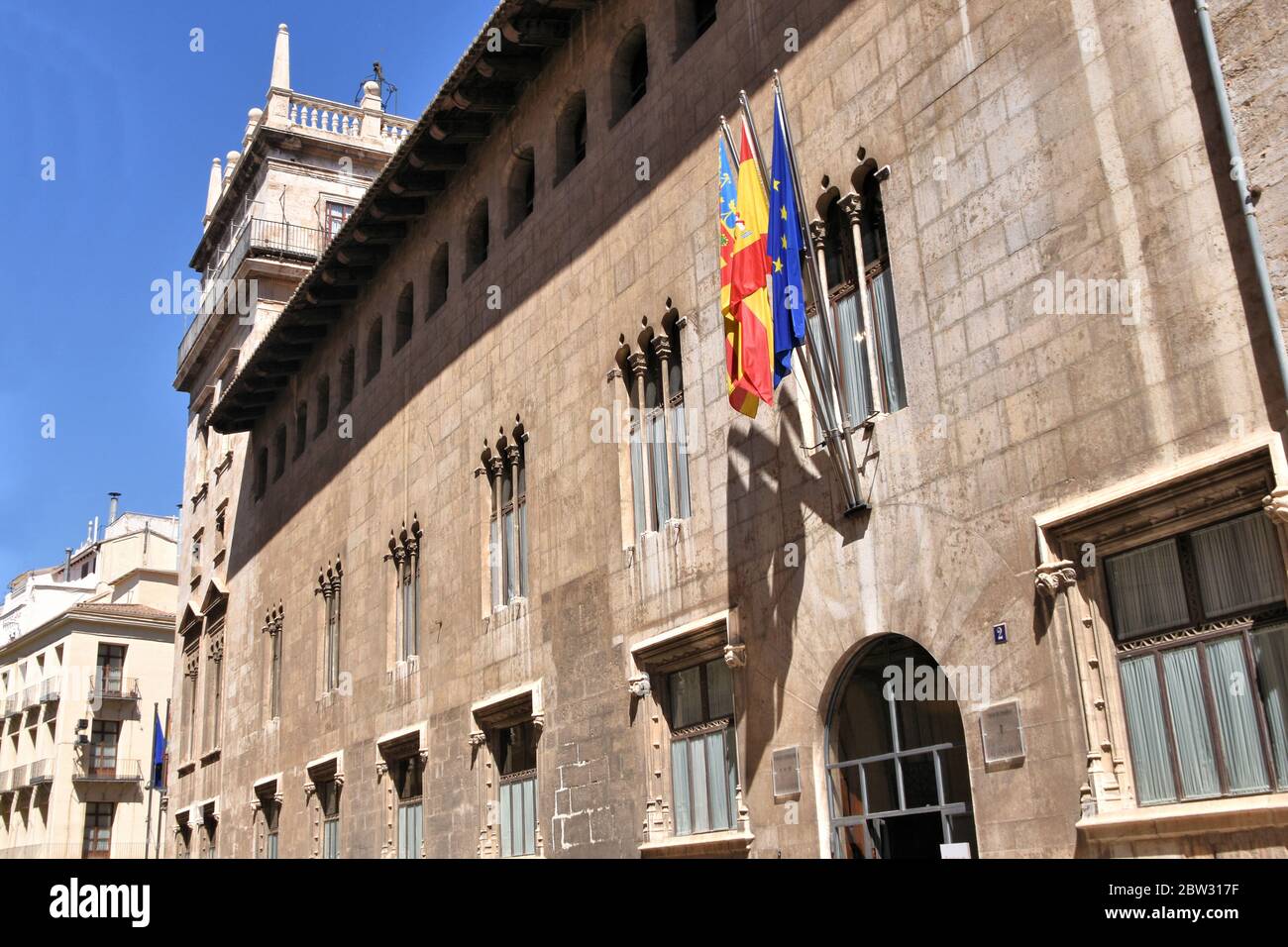 Flags of spain and valencia hi-res stock photography and images - Alamy