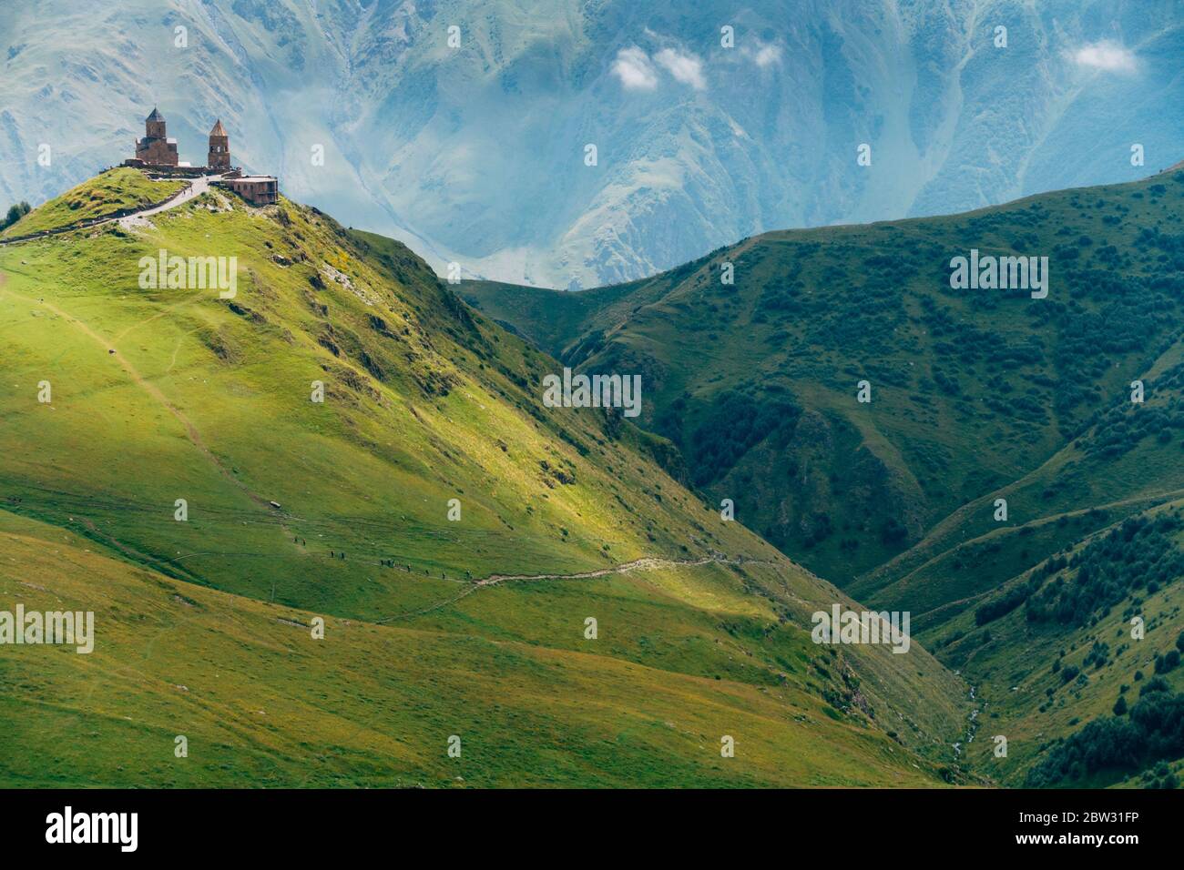 Stepantsminda a mountain in hi-res stock photography and images - Alamy