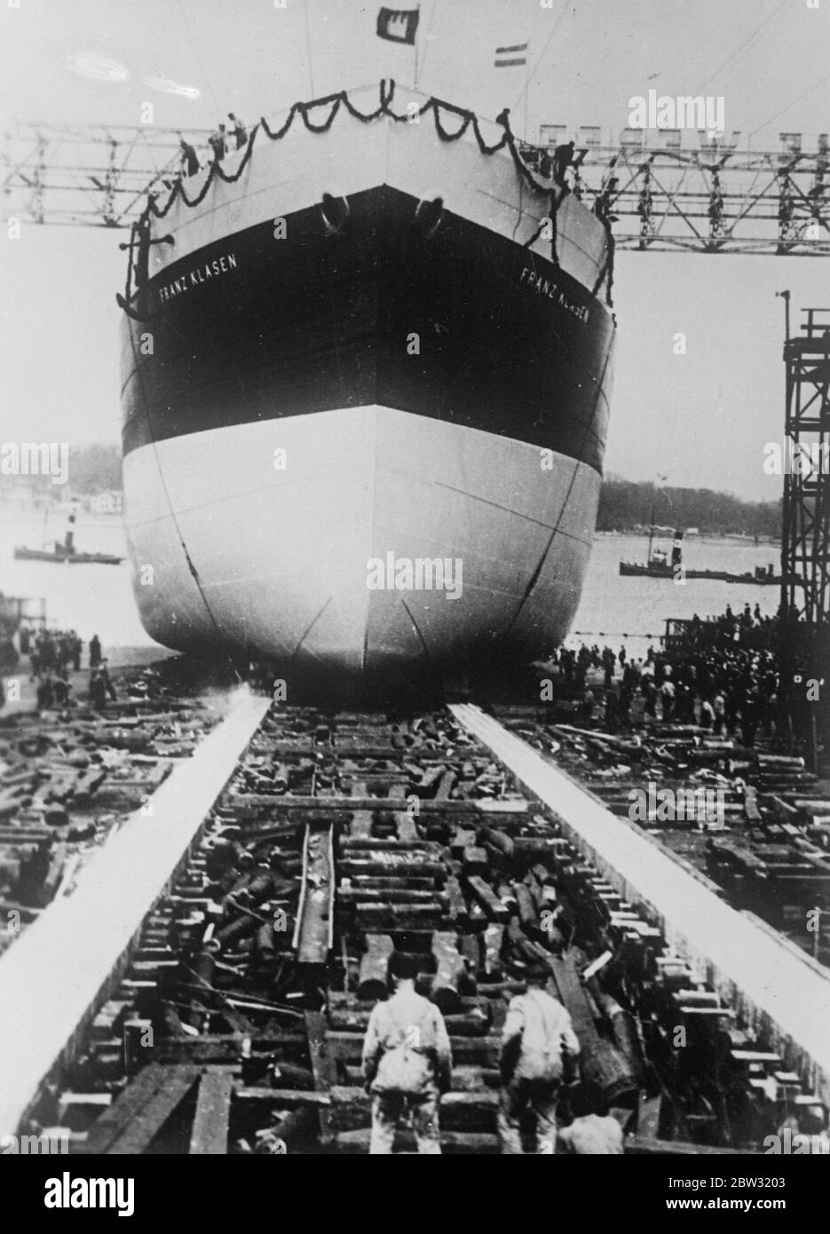 German tanker shipping Black and White Stock Photos & Images - Alamy