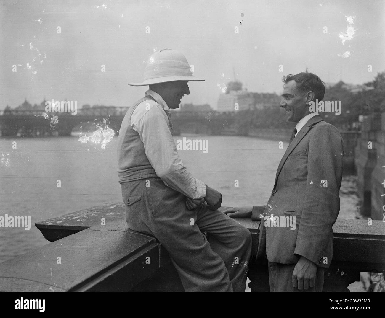 Pith helmets Black and White Stock Photos & Images - Alamy
