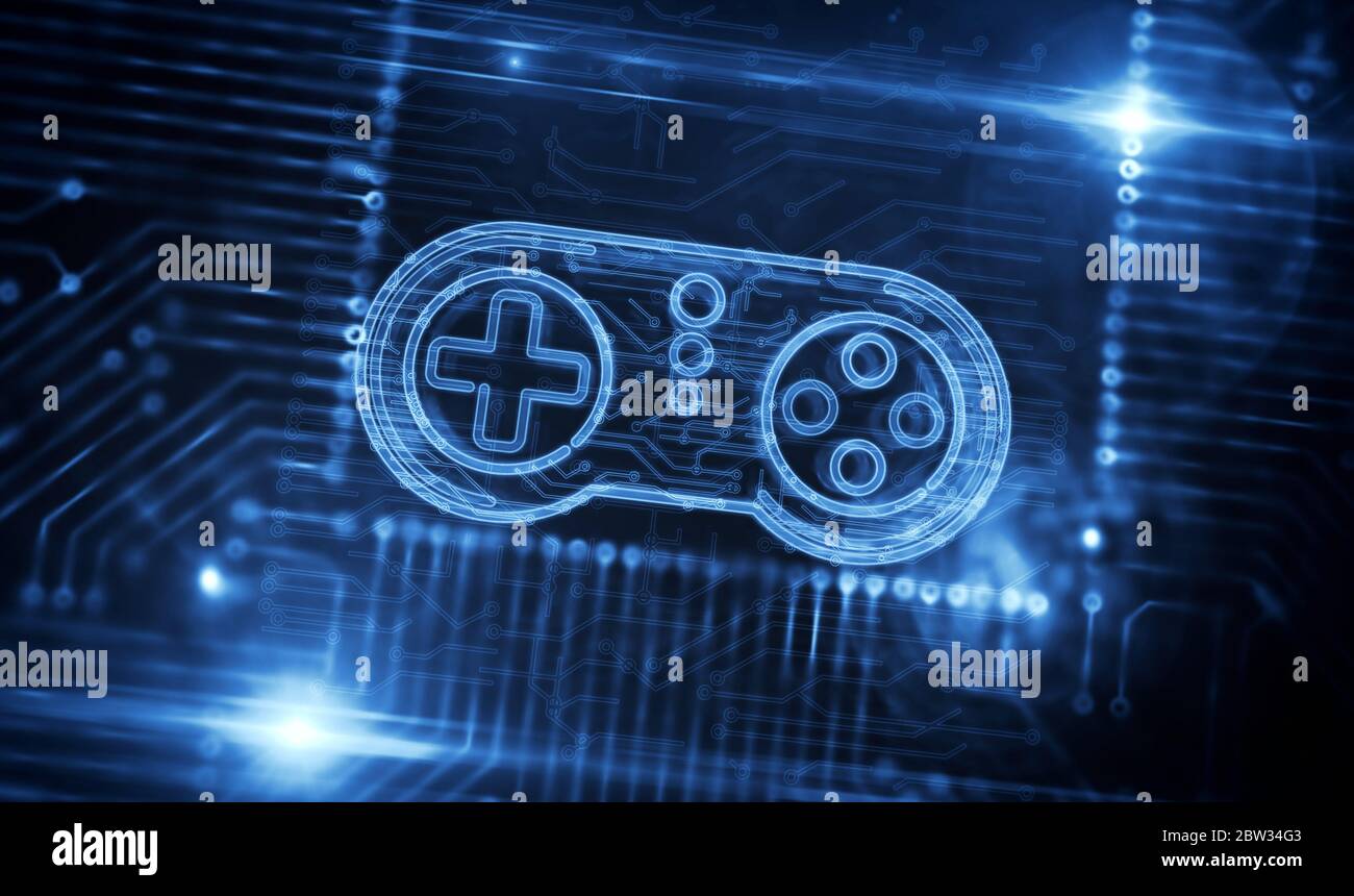 Gaming, fun, esport, cyber game, digital sport and entertainment ...