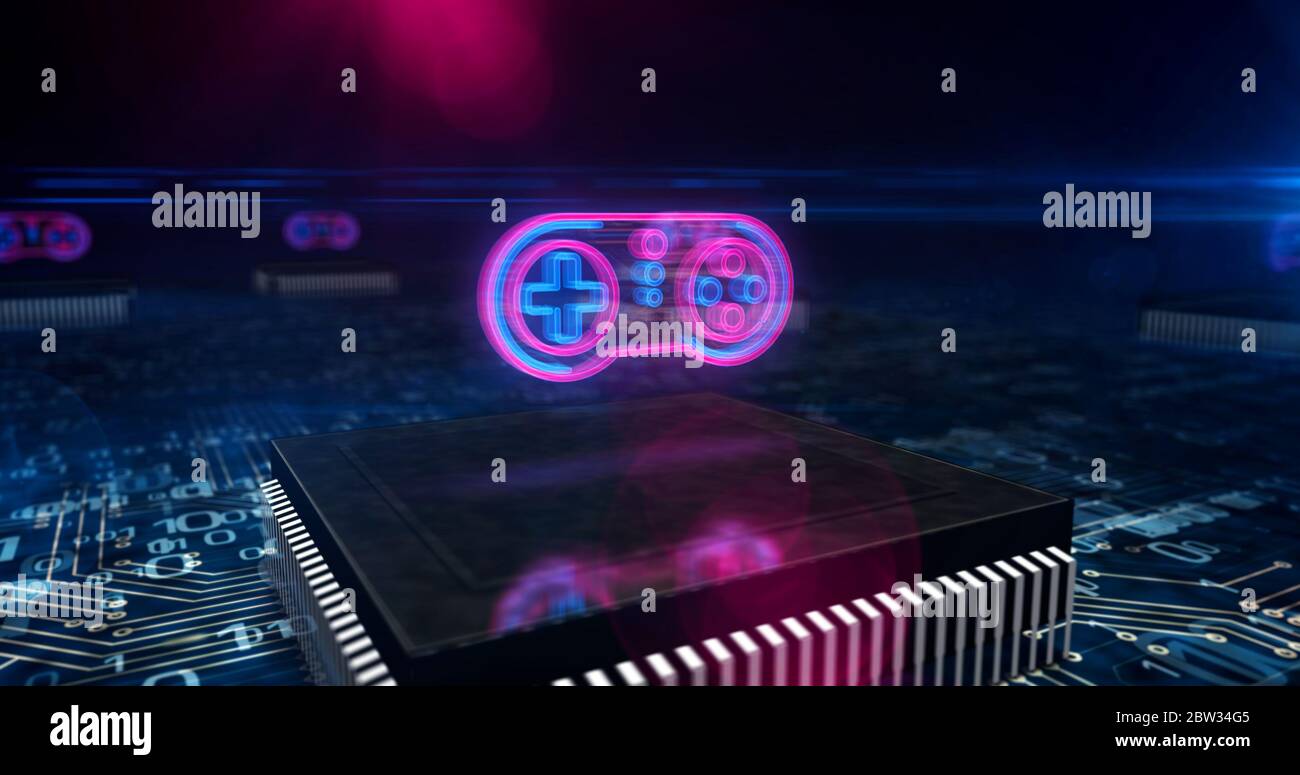 Gaming, fun, esport, cyber game, digital sport and entertainment ...