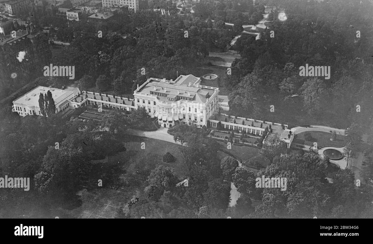 The White House , Washington DC . 1932 Stock Photo - Alamy