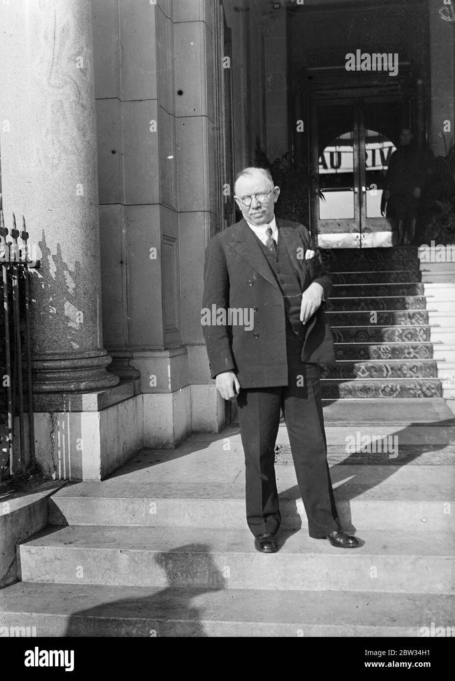 The Disarmament Conference at Geneva . Mr J H Thomas , chief of the ...