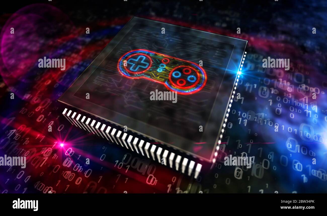 Gaming, fun, esport, cyber game, digital sport and entertainment ...