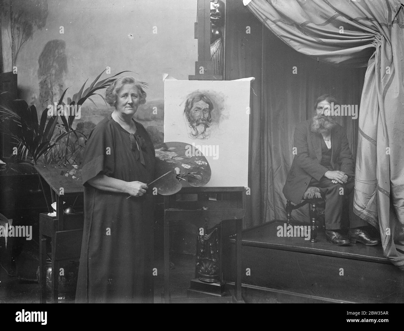 Society artist finds the perfect face . Lady Gatti , the well known ...