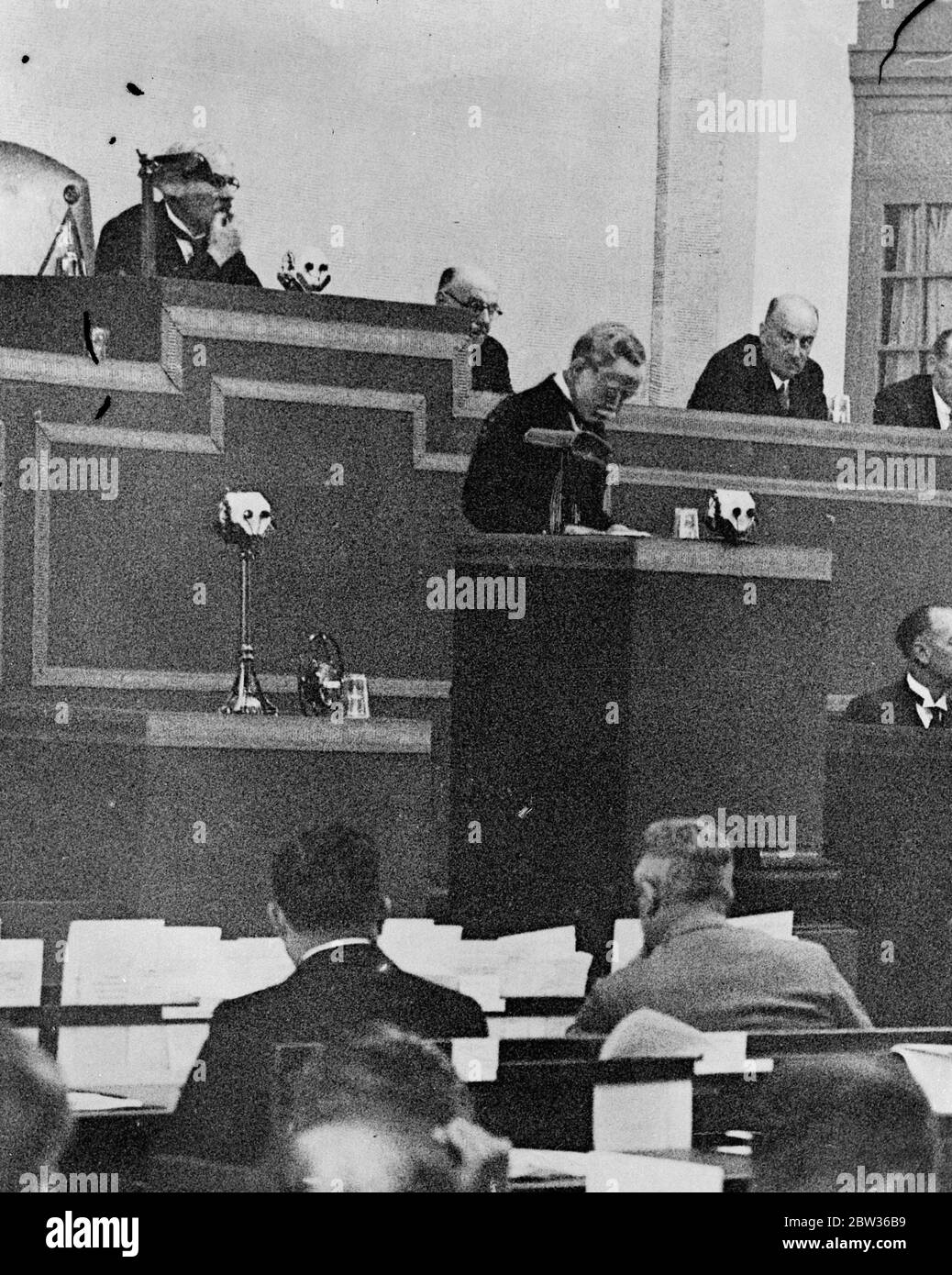 Speakers at the London Economic Conference . June 1933 Stock Photo - Alamy