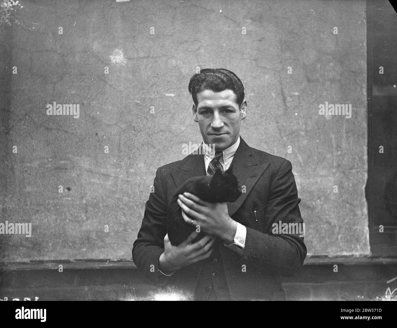 Britain ' s new heavyweight champion after the fray . After his victory ...