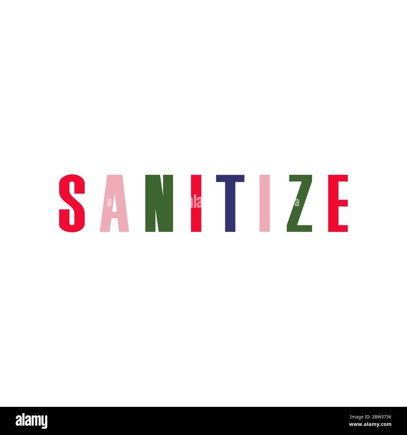 Sanitize hand sign hi-res stock photography and images - Alamy