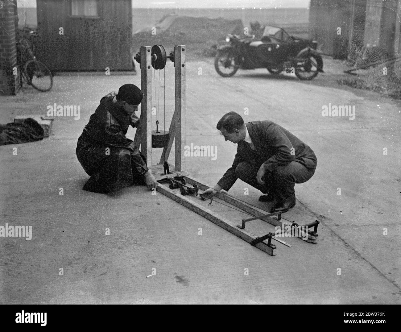 Ministry of Transport endeavouring to solve the skidding problem . At ...