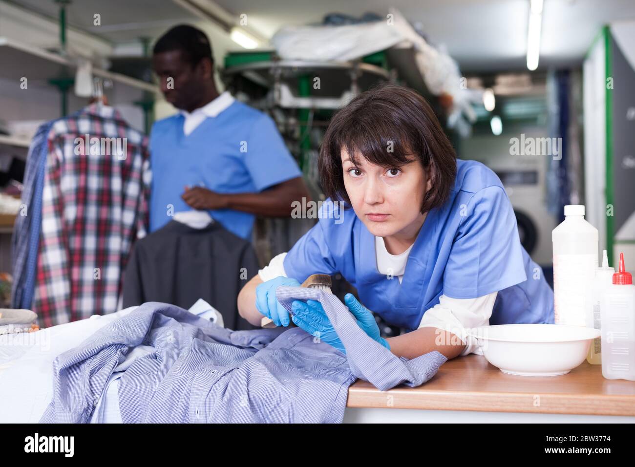 Experienced cleaner hi-res stock photography and images - Alamy