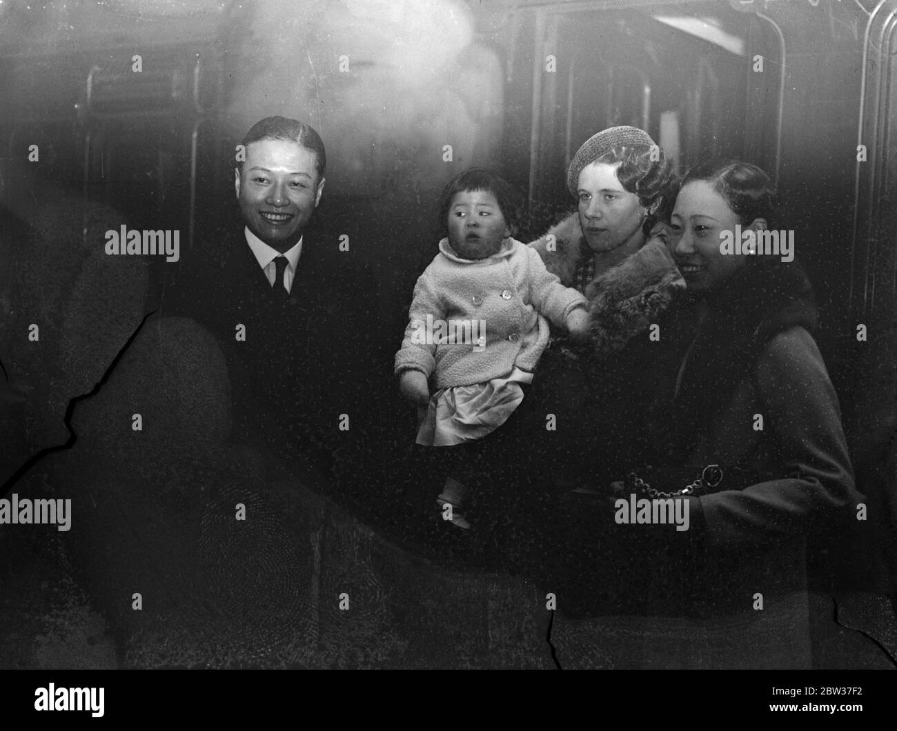 Chinese Prince and Princess leave London for Manchukuo . The Princess ...