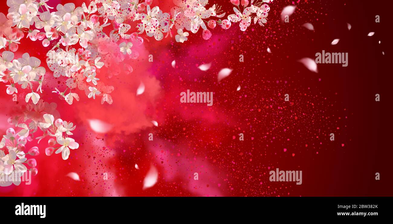 Cherry explosion Stock Vector Images - Alamy