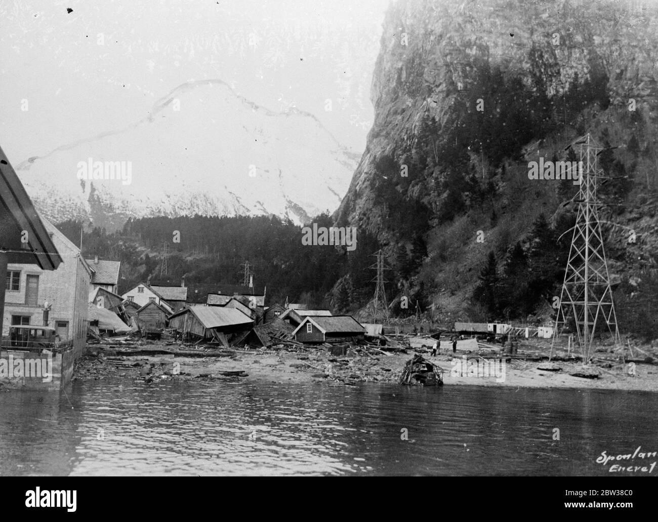 Fifty perish when Norwegian villages are wiped out by tidal wave ...