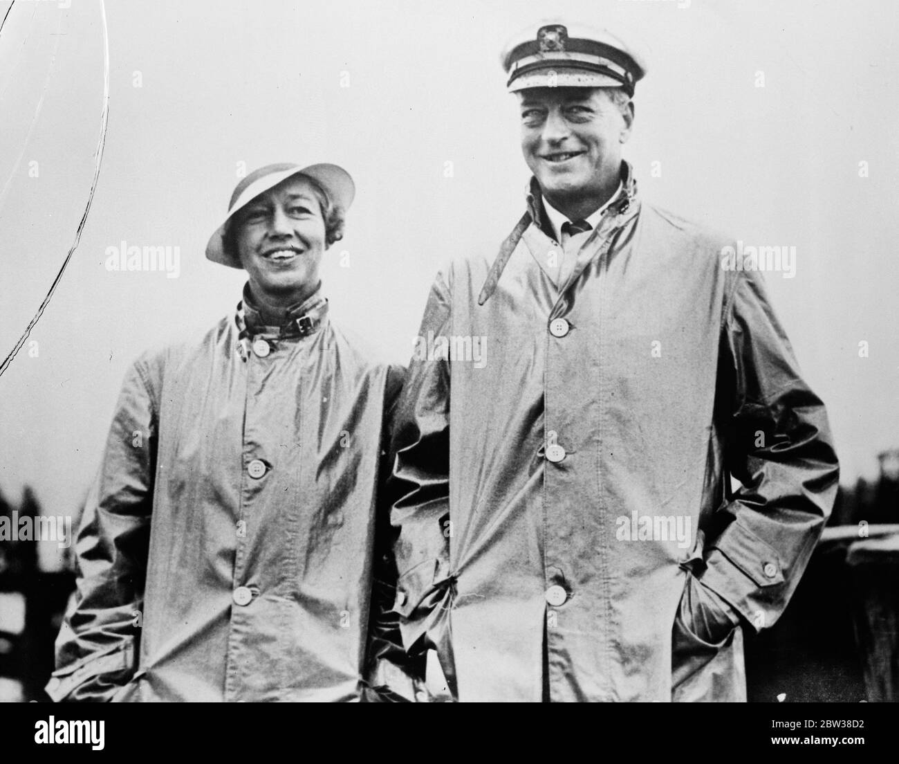 Defender in America ' s cup races . Mr Harold S Vanderbilt , the ...