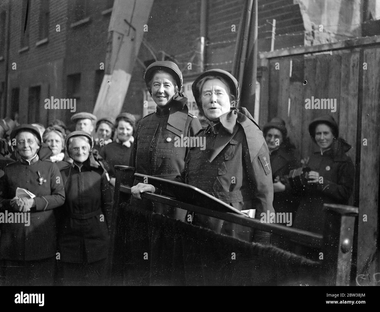 Mrs Booth visits site of first army shelter to celebrate jubilee ...