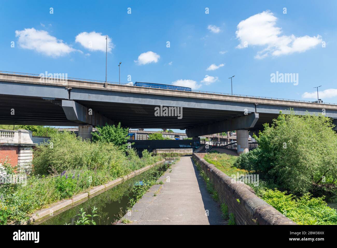 The gravelly hill interchange hi-res stock photography and images - Alamy