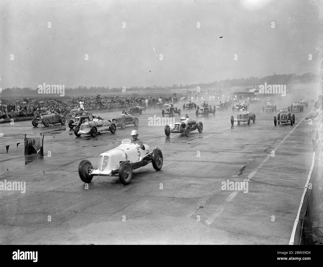 Forty - two of Britains fastest cars compete in thrilling race for ...