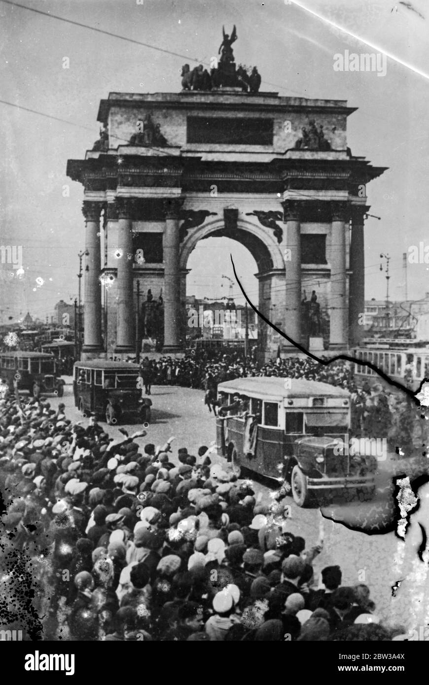 Austrian socialists feted in Moscow after fleeing their homeland . All ...