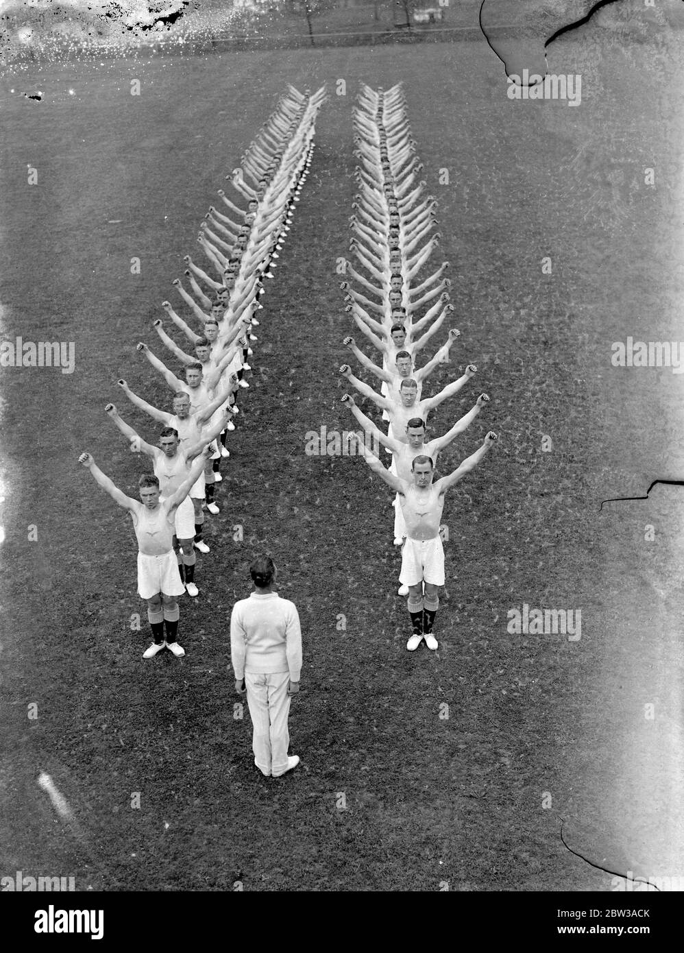 Royal Air Force men rehearse display for Royal Tournament . The Royal ...