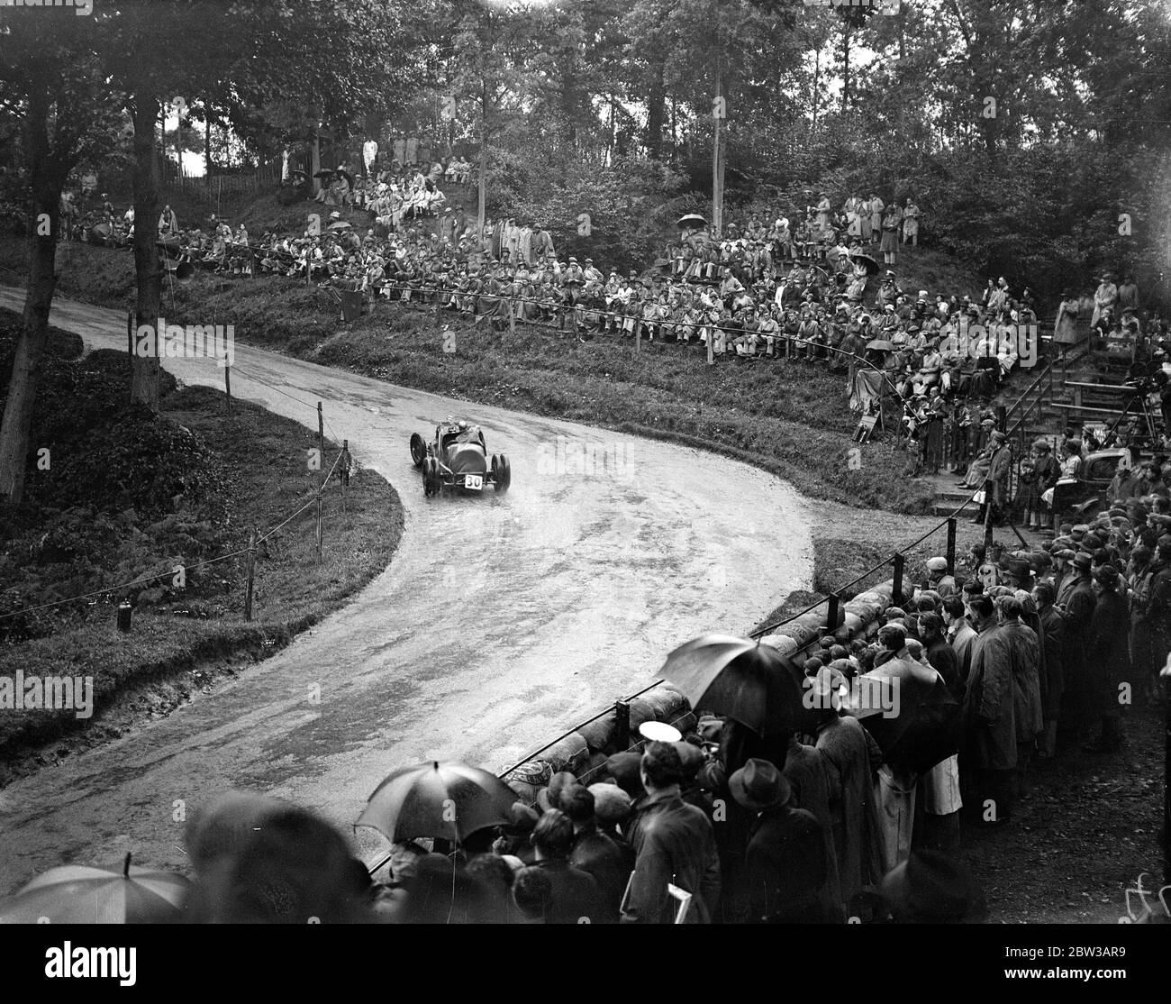 Rounding a hill Black and White Stock Photos & Images - Alamy