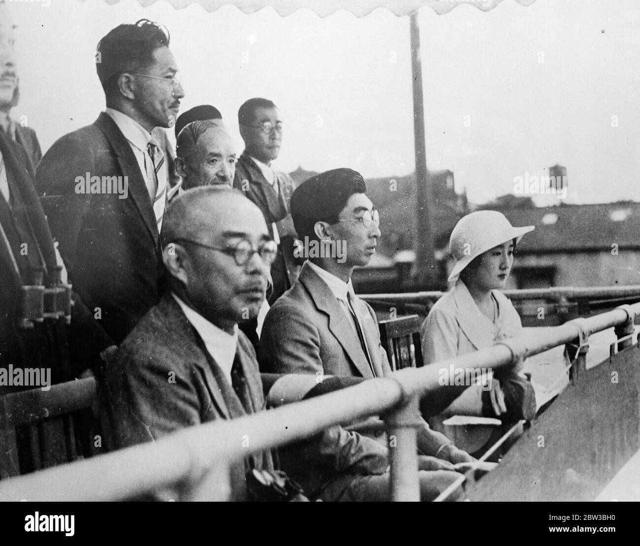 Prince Chichibu , brother of Japanese Emperor , at Regatta in Tokyo ...