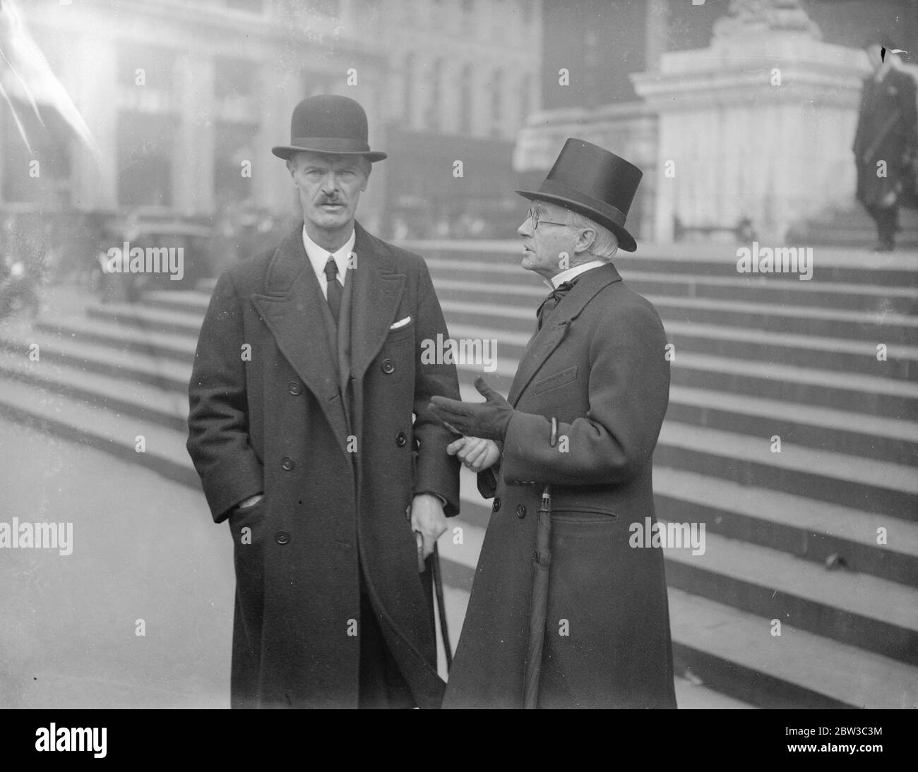 Sons of Sir Alfred Gilbert at Memorial service for the sculptor . 13 ...