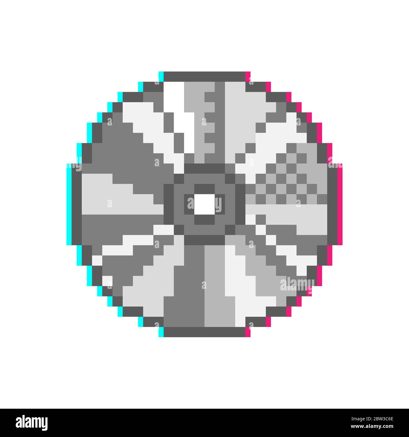 Compact disc 8 bit games audio movies CD DVD - isolated vector illustration Stock Vector Image ...