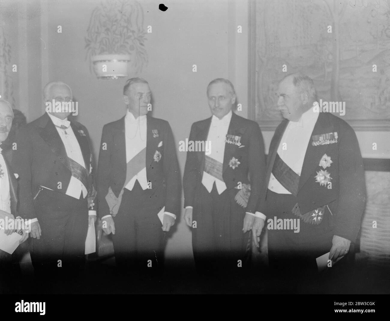 Lord Derby attends banquet in honour of the French politician , M ...